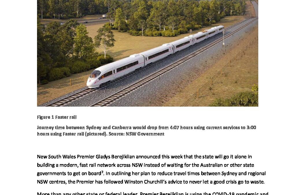 Joe Langley 2021 Holy Grail transport funding NSW | Prosper Australia